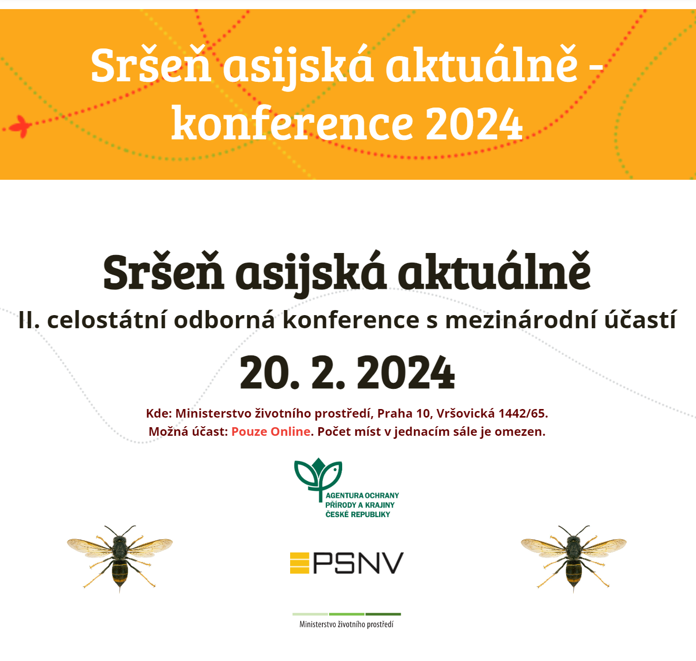 Konference: Sršeň asijská aktuálně | NAJDIJE.CZ